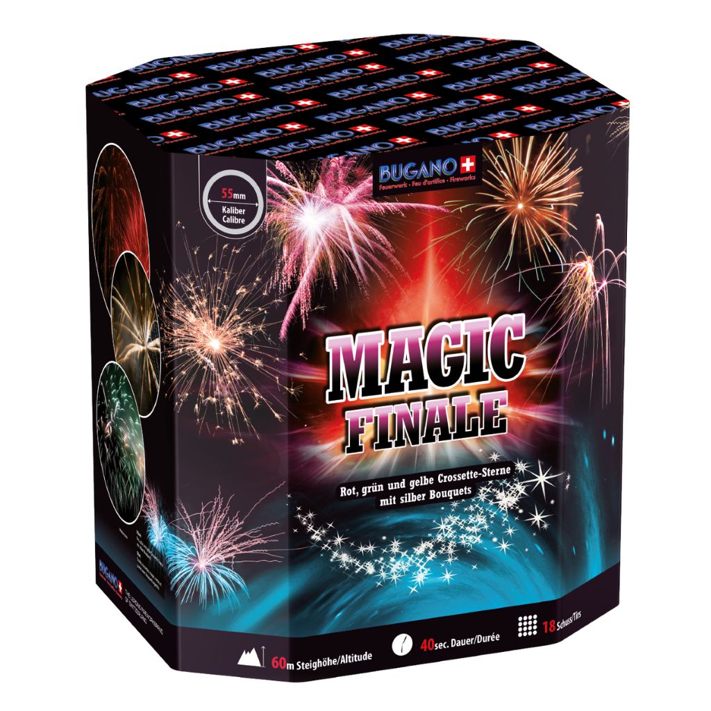 Finalino Magic Finale, 18 Schuss – Feuerwerksbatterien von Bugano ...